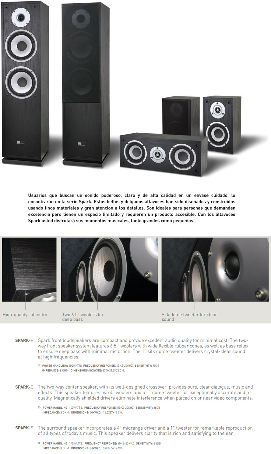 Pure Acoustics Sparks - Audionet